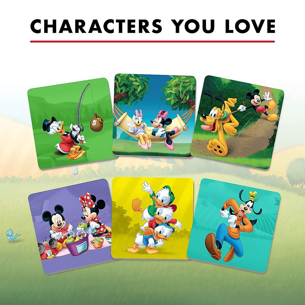 Wonder Forge Mickey Mouse Matching Game - Engaging Board Game for Kids Age 3-5 | Enhances Focus and Memory | Features Favourite Disney Characters | Ideal for Family Fun Time