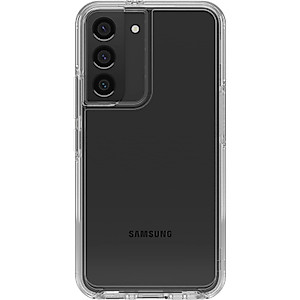 OtterBox Galaxy S22 Symmetry Series Case - CLEAR, Ultra-Sleek, Wireless Charging Compatible, Raised Edges Protect Camera & Screen