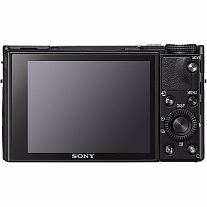Sony Cyber-Shot DSC-RX100 VII Digital Camera with Shooting Grip Kit (DSC-RX100M7G) + 2 x 64GB Card + Case + 3 x NP-BX1 Battery + Card Reader + LED Light + Corel Photo Software + More (Renewed)