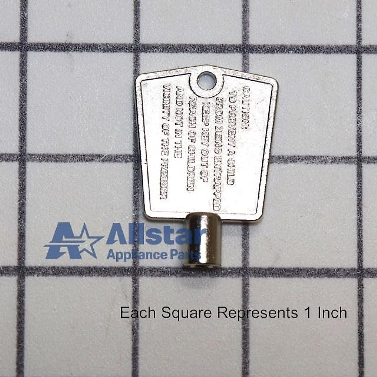 Allstar Appliance Parts WP4356840 Refrigerator Freezer Door Key