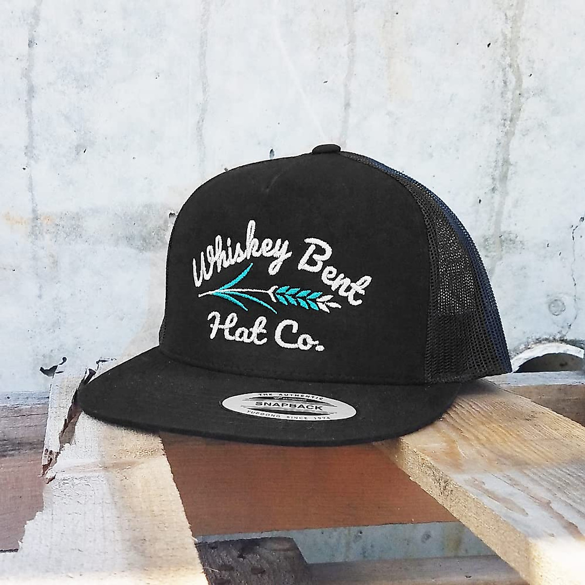 WHISKEY BENT HAT CO. Troubador Adjustable Hat (Black)