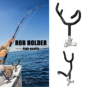 Sure Grip Steel Boat Rod Holder 20 Degree PVC Coated Steel Wire Fishing Pole Holder (4)