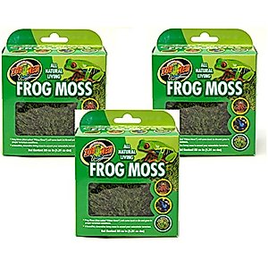 Zoo Med Frog Moss, 80 Cubic Inches Each (3 Pack)
