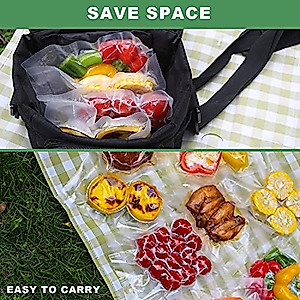 Vacuum Sealer Bags, Food Vacuum Sealer Bag, 300 Pcs 4" x 6" Smell Proof Bags, Heavy Duty, Puncture Prevention, Boilsafe, Freezable, BPA Free, Commercial Grade, Fit Airtight Food Storage Sous Vide