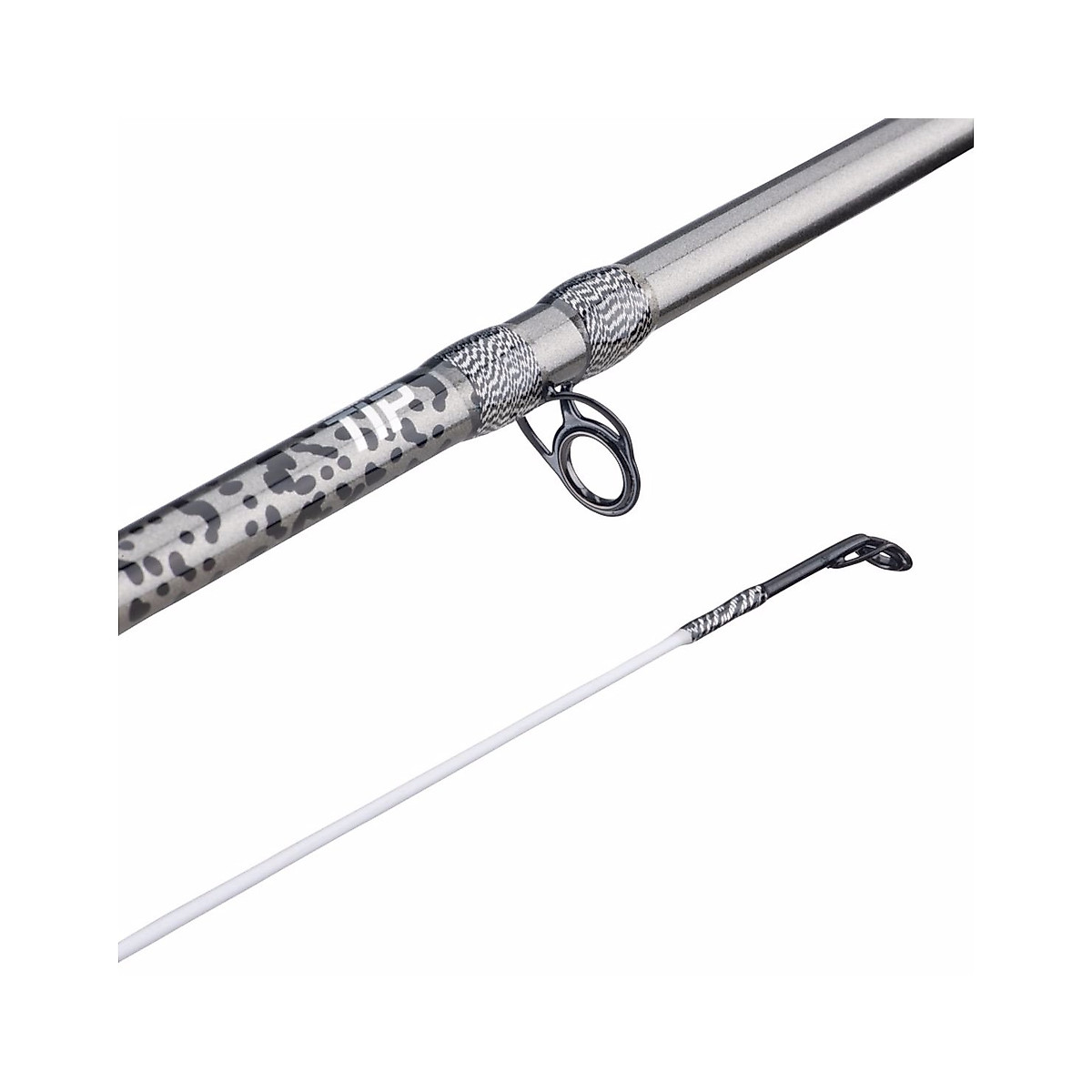 Berkley 10’ C-Series Crappie Pro Spinning Rod, One Piece Spinning Rod, 4-12lb Line Rating, Light Rod Power, Moderate Fast Action, Dependable and Lightweight,Gray