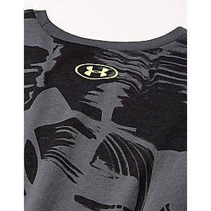 Under Armour Allover Print Graphic T-shirt, Pitch Gray (012)/X-Ray, Youth Large
