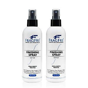 FRAGFRE Hair Finishing Spray 8 oz - Flexible Soft Hold - Hair Spray for Sensitive Skin - Fragrance Free Hypoallergenic Parabens Free - Non Irritating Quick Dry Denatured Alcohol - Gluten Free Vegan
