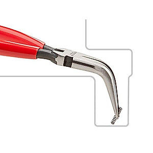 TEKTON 6 Inch 70-Degree Bent Long Nose Pliers | PGF10406