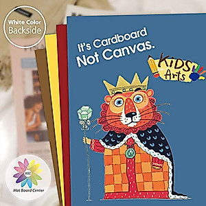 Mat Board Center, 10-Pack 11x14 Uncut Photo Mats Backing Boards - Mixed Color - for Frames, Photos, Pictures and More