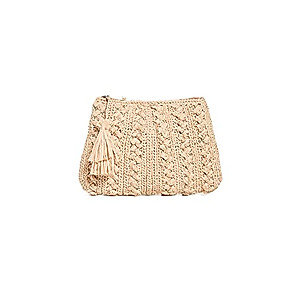 Mar Y Sol Women's Ivy Clutch, Natural, Tan, One Size