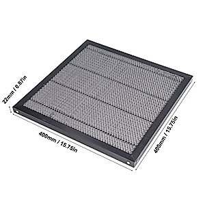Honeycomb Working Table Laser Bed CNC Engraving Machines for Engraver Cutting Machine (400x400x22mm)