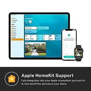 Kasa Matter Smart Plug w/ Energy Monitoring, Compact Design, 15A/1800W Max, Super Easy Setup, Works with Apple Home, Alexa & Google Home, UL Certified, 2.4G Wi-Fi Only, White, KP125M (2-Pack)