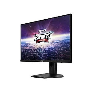 MSI 24” FHD (1920 x 1080) Non-Glare with Super Narrow Bezel 170Hz 1ms 16:9 HDMI/DP G-sync, Ready IPS Gaming Monitor (G244F), Black