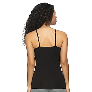 Felina | Cotton Modal Camisole | Stretch | Basic (Black, Small)