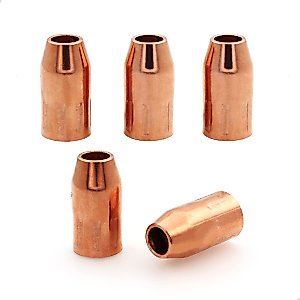 PLAXCON Flush Nozzle VNS50F Velocity Nozzles 1/2in Fixed Threaded fit Tweco Fusion 140 180 220 250 MIG Gun 5pcs