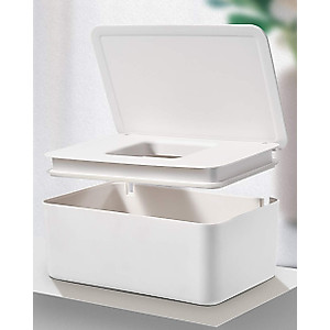 Baby Wipe Dispenser Set Baby Wipes Case and Pouches, Baby Wipe Holder Keeps Wipes Fresh, Perfect Look Wipe Containers with Sealing Design