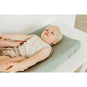 Copper Pearl Premium Knit Changing Pad Cover Soft, Stylish, and Universal Fit for All Standard Diaper Changing Pads, Trendy Design Changing Pad Covers, Briar