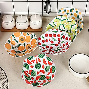 Healeved Microwave Microwave Safe Holder Bowl Holders for Hot Food Soup Bowl Cozy Without Burning Your Hands Set of 5 Microwave