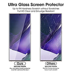 ZVELSIEM Auto Alignment 3D Curved for S22 Ultra Screen Protector Samsung Galaxy 5g,Samsung Galaxy S22 Ultra Tempered Glass，Fully Compatible with UltraSonic Fingerprint Scanner and S Pen, 3 Pack
