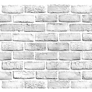 Yancorp 10ft White Gray Brick Wallpaper Peel and Stick Wallpaper Brick Vinyl Wrap,Self-Adhesive Wallpaper Backsplash Kitchen Living Room