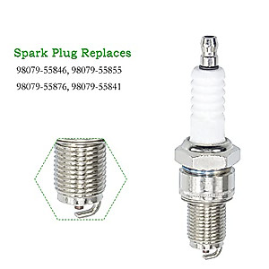 NICHEFLAG 72523-747-000 Auger Rubber Paddles Replaces Honda 72523-747-010, 72522-747-000, 72522-747-010 for Honda HS521, HS521K1, HS621 Snow Blowers