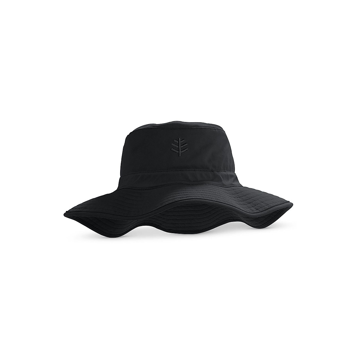 Coolibar UPF 50+ Women's Brittany Beach Hat - Sun Protective (One Size- Black)