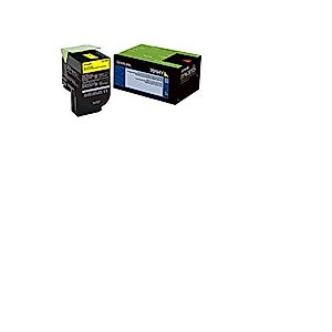 Lexmark 70C1HY0 701HY - High Yield - yellow - original - toner cartridge LCCP, LRP - for Lexmark CS310dn, CS310n, CS410dn, CS410dtn, CS410n, CS510de, CS510dte