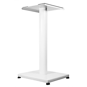 ROCKVILLE Pair RS29W 29" Steel Bookshelf Speaker/Studio Monitor Stands-White V2