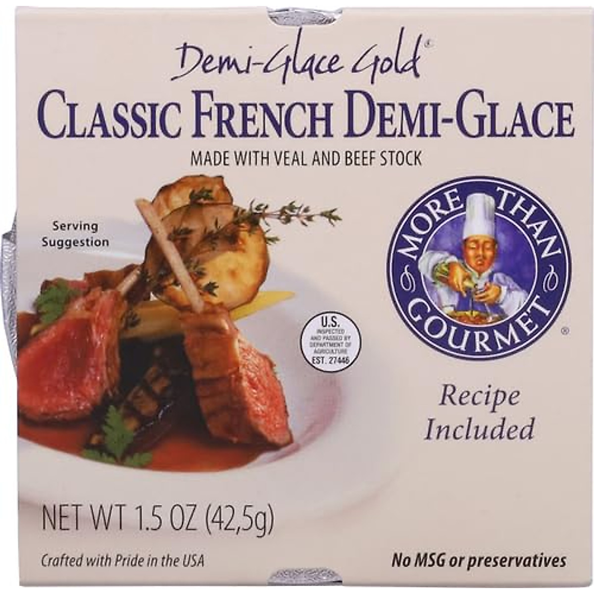 More Than Gourmet Classic French Demi Glace, Veal, 1.5 Oz
