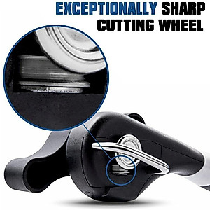 Safe Cut Can Opener US Stock, Smooth Edge Comfortable Grip Safety Can Openers, Cut Stainless Steel Ergonomic Can Opener, Manual Can Opener for Kitchen & Restaurant