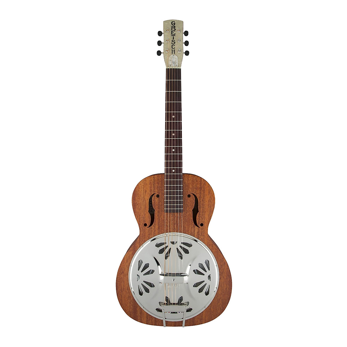 Gretsch G9200 Boxcar Round-Neck Mahogany Body Resonator 6-String Guitar with Padauk Fingerboard (Natural Finish)