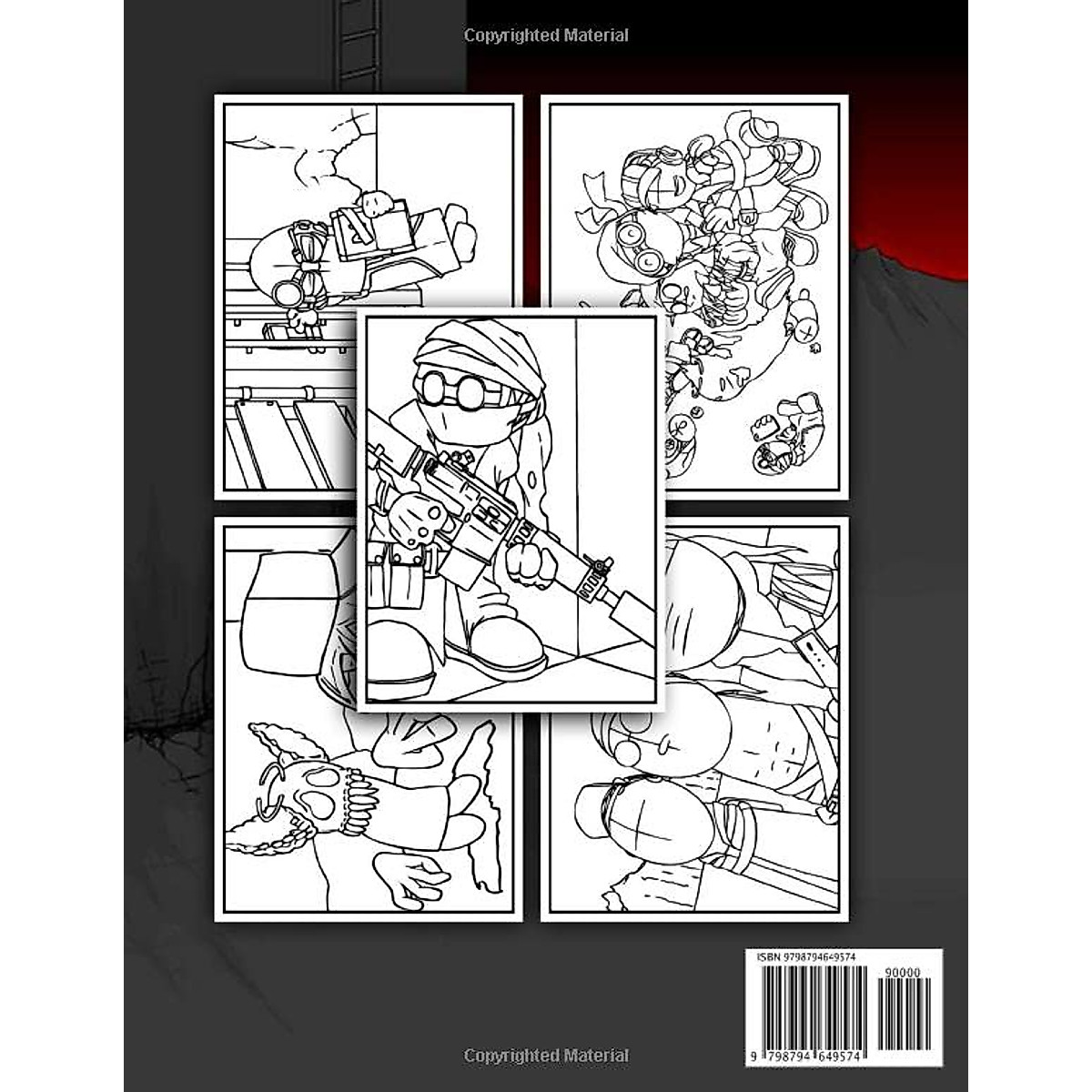 Madnẹss Combạt Coloring Book: Premium Illustration Pages to Color with One Sided Coloring Pages about Characters and Iconic Scenes for Kids & Adults