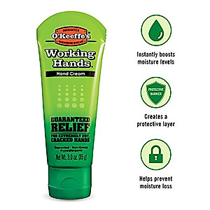 O'Keeffe's K0290004-4 Working Hands Hand Cream Tube (4 Pack), 3 oz
