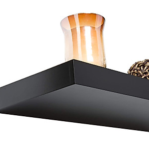 SEI Furniture Chicago Wall Floating Shelf, 36", Black