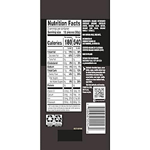 Green & Black's Organic Dark Chocolate Bar, 85% Cacao, 10 - 3.17 oz Bars