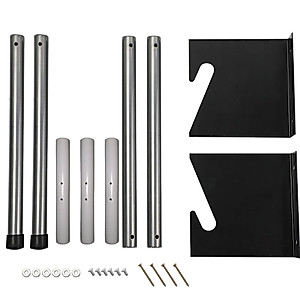 Wall Mount Roll Rack Holder - 60-inch Length Adjustable (28"-60")