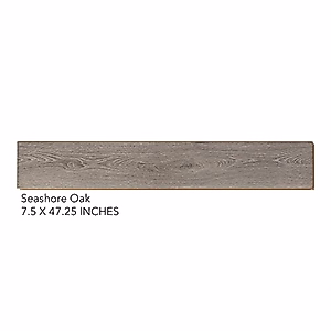 Mohawk Advance Waterproof Laminate Flooring, Seashore Oak Look, 12 mm T x 7.5 in. Wide x 47.25 in. Length, EIR Texture, Matte, (9 Planks), (22.09 sqft/case)