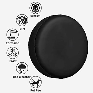 Tippsy LLC Store Bigfoot Camping Hiking Tire Cover, Bigfoot Spare Tire Cover with or Without Backup Camera Hole (Style 2)