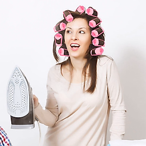 12 Pcs Foam Sponge Hair Rollers 2.4 Inch Hair Curlers to Sleep In Soft Sleep Rollers Hair Curlers for Curls Style Heatless Hair Curler Christmas Party Hairstyles