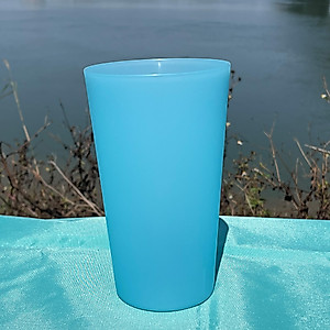 YUYUHUA Unbreakable Plastic Cups Reusable - 28 oz Plastic Tumblers set of 12, BPA-Free Dishwasher Safe & Lightweight Reusable Cups for Kitchen, Home, Office, Outdoor