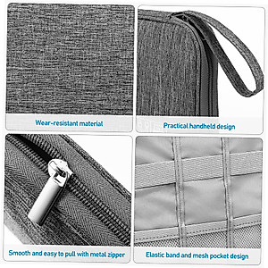 ABOOFAN 2 Pcs Digital Accessories Organizer Data Cable Storage Bag Electronic Accessories Organizer Digital Accessories Bag Data Line Storage Bag Pack polyester travel earphone