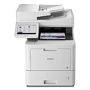 Brother MFC‐L9610CDN Enterprise Color Laser All‐in‐One Printer with Fast Printing, Large Paper Capacity, and Advanced Security Features