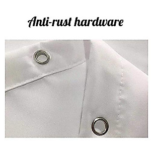 Zengmei 70x70 inches Get Naked Shower Curtain Set Funny Quote Durable Waterproof Polyester Shower Curtain Bathroom Bath Decor Cloth Fabric + 12 Hooks(White)