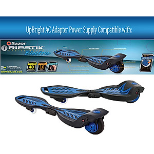 UpBright AC Adapter Compatible with Razor RipStik Electric Rip Stik Elec LED Refresh 22V 21.9V Lithium-Ion Battery 15155040 15155043 15173840 178230H Ride On Caster Board Scooter Power Supply Charger