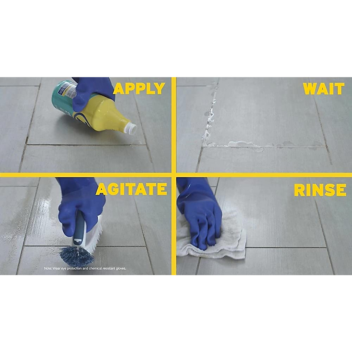 Zep Grout Cleaner and Brightener - 32 ounce (Pack of 2) ZU104632 - Deep Cleaning Pro Formula