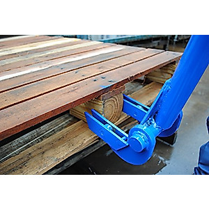 Vestil SKB-DLX Deluxe Steel Pallet Buster with Handle, 41",blue