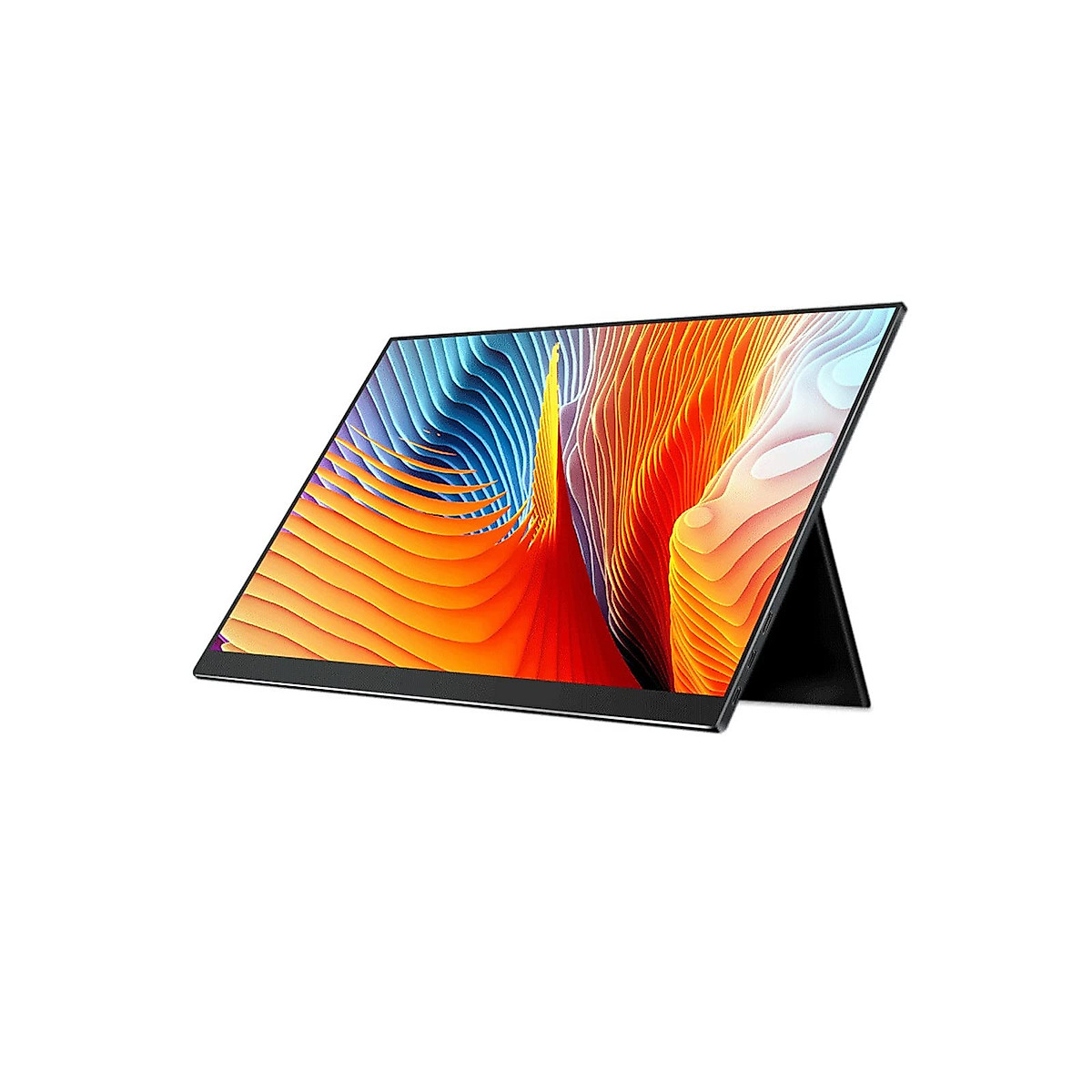 DFZ Portable Monitor, 15.6 Inch Full HD 1920 X 1080 IPS Screen, Monitor with USB HDMI Built-in Speakers Monitor for Laptop Ones