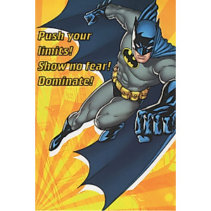 Batman Happy Birthday Card - Push Your Limits! Show No Fear! Dominate! Make This Your Year! Have an Action-Packed Birthday!