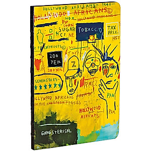 Hollywood Africans by Jean-Michel Basquiat A5 Notebook: Our A5 Size Standard Paperback Notebook