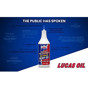 Lucas Oil 10043 SAE 80W-90 Heavy Duty Gear Oil - 1 Quart